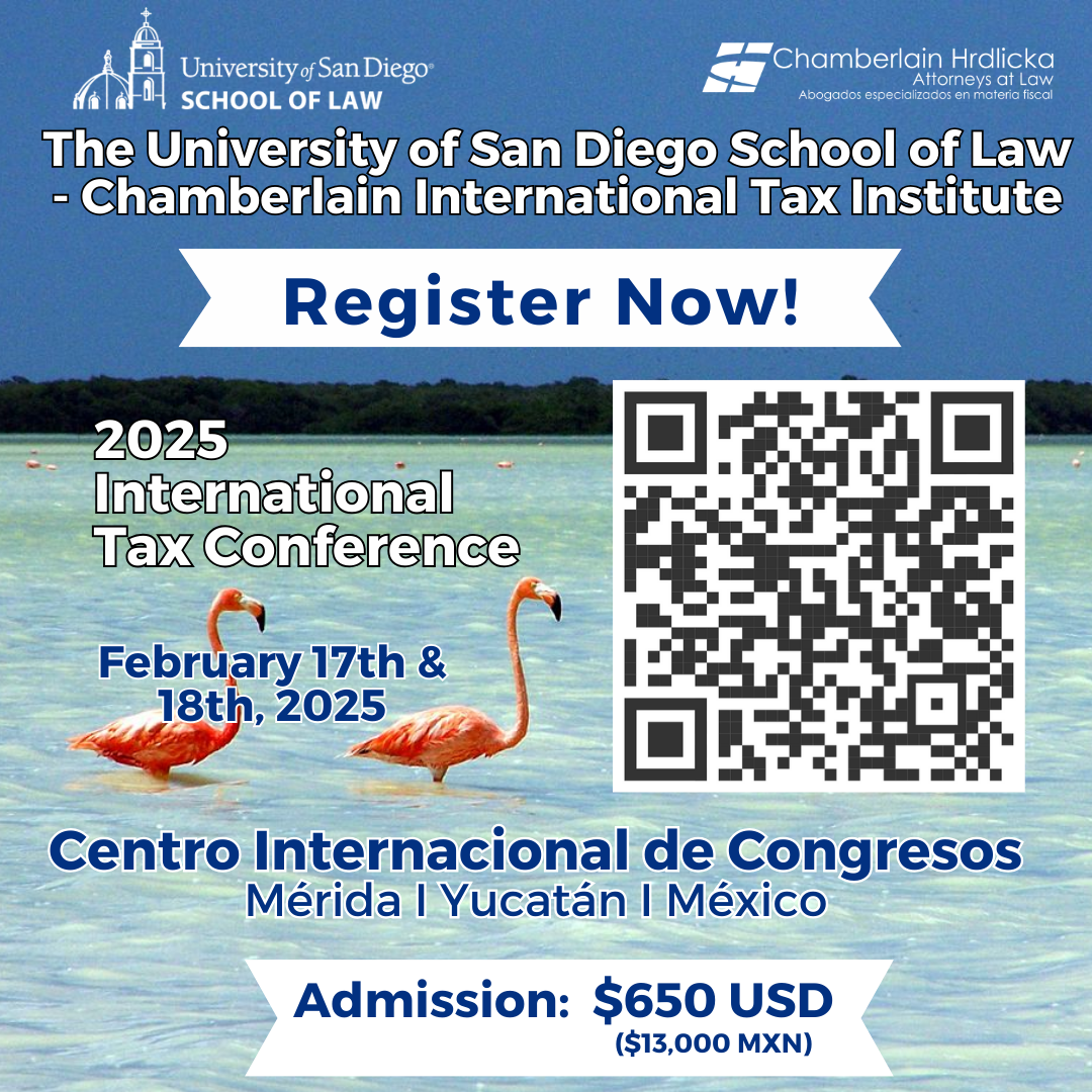 2025 Merida International Tax Conference – The University of San Diego ...